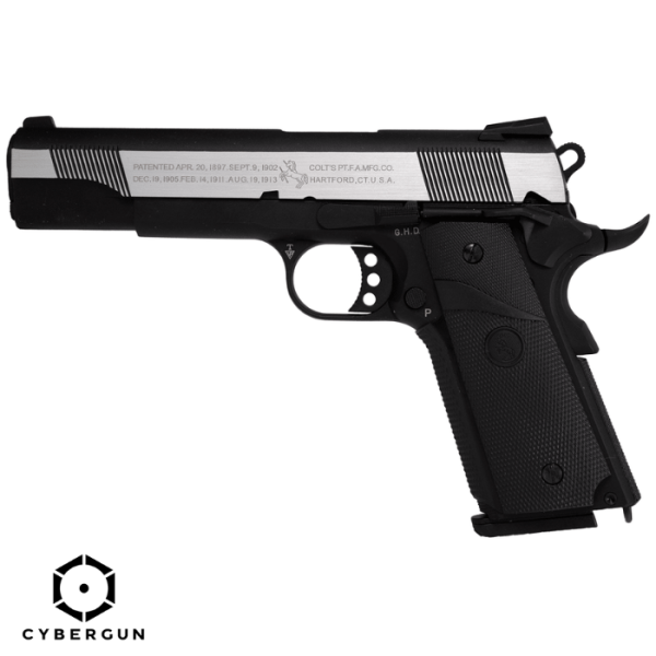 CYBERGUN Colt 1911 Combat Gas Gümüş Havalı Tabanca - Cybergun kategori